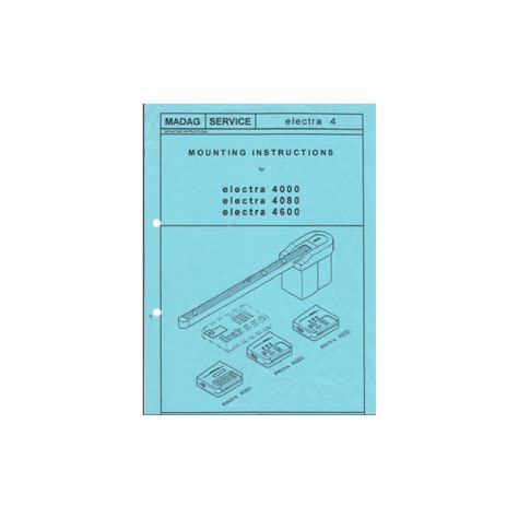 Passap 4000 4080 4600 El4 Motor Mounting Instructions