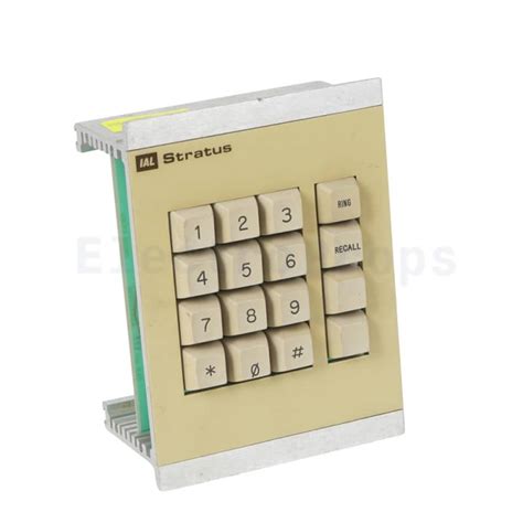 Panel Mounting Numeric Keypad In Beige Electro Props Hire