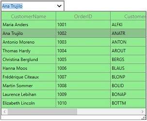 Popup Customization In Wpf Multi Column Dropdown Control Syncfusion