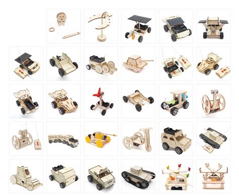 Diy 3d Stem Wooden Science Kit Assembly Creation Battery Powered Stem