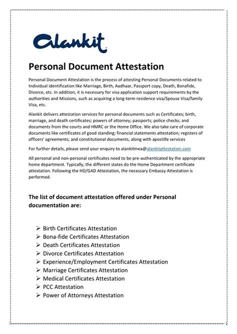 Ppt Personal Document Attestation Powerpoint Presentation Free Download Id 12371938