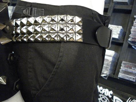 Sex Pistols Leather Old School Studded Belt Uk Mdlsb0278 Metal