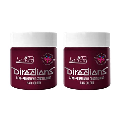 La Riche Directions Semi Permanent Hair Color 2 Pack Rubies 100 Ml