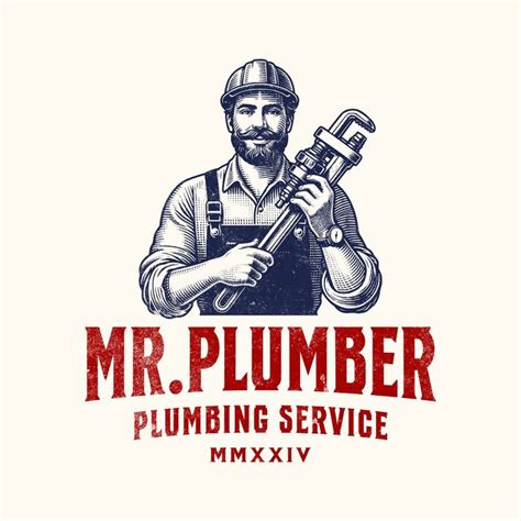 Customizable Mr Plumber Logo Design Template Plumber Logo Design