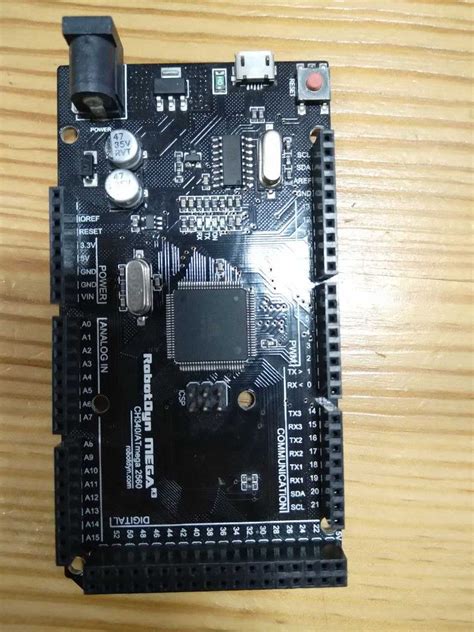 Arduino Mega R3 от RobotDyn Плата контроллер Mega 2560 CH340G 517 грн Комплектуючі та