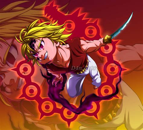 Meliodas Demon Mode Nanatsu No Taizai By D4nartss On Deviantart
