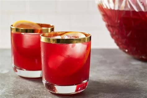 Easy Be Dazzled Cranberry Punch Recipe Homemade Festive Drinks