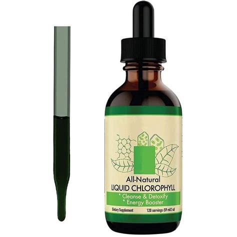 Liquide De Chlorophylle De 59 Ml énergie Concentrée 100 Entièrement