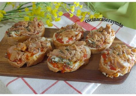 Mini Tostas De Atún Receta De M E T R Mªelena Cookpad