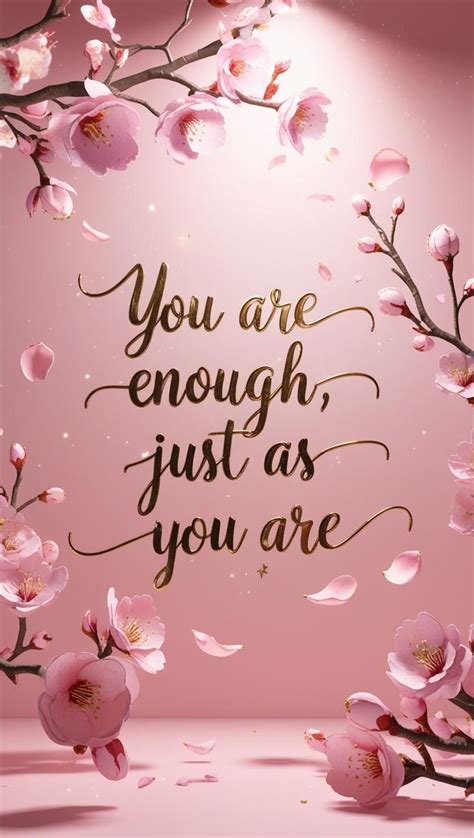 Aesthetic Pink Floral Self Love Wallpaper Girly And Inspirational