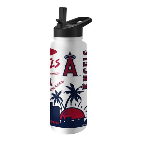 Logo Brands Mlb Los Angeles Angels 34oz Native Quencher Bottle Belk