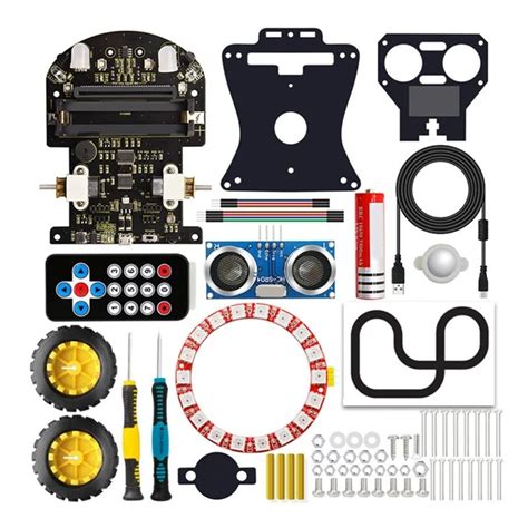 Microbit V2 Roboterauto Für Robot Car Kit Grafisches Programmierspielzeug E T8x4 Eur 55 99