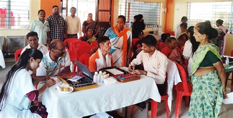 चिरनेर येथे मोफत नेत्रतपासणी शिबीर Krushival