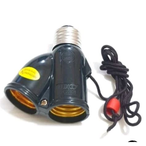 Jual Fiting Lampu Tarik Cahaya Fiting Tarik Cabang Shopee Indonesia