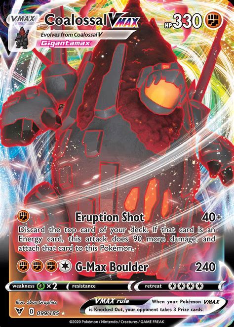 Deck Coalossal Vmax The Colossal Fortress Expanded Pokemon Tcg Pok
