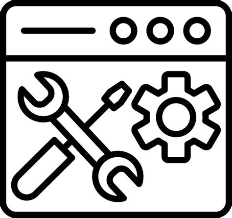 Maintenance Line Icon Design 46494612 Vector Art At Vecteezy