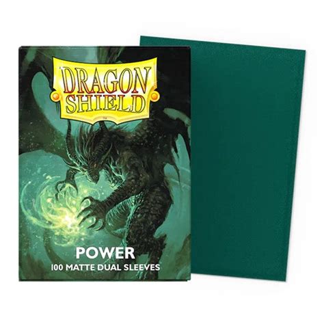Dragon Shield Standard Card Sleeves Dual Matte Power