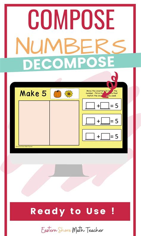Compose And Decompose Numbers To 10 Kindergarten Math Activities First Grade Math Worksheets