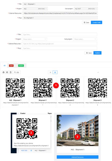 shipment qr generator