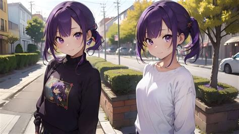Premium Ai Image Cute Girl Anime Wearing Sweater Japan Art For Wallpaper