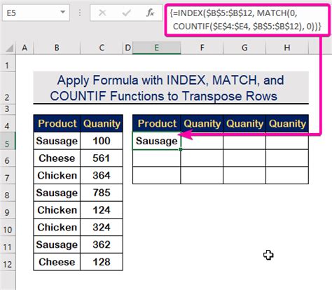 How To Transpose Rows To Columns Based On Criteria In Excel Ways
