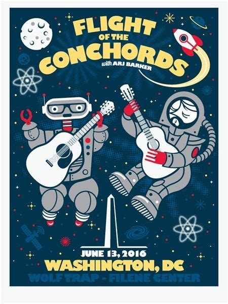 Flight Of The Conchords Concert Poster By Don Pendleton Flight Of The