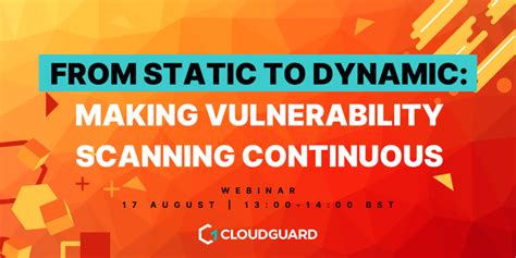 📢 Webinar Making Vulnerability Scanning Continuous