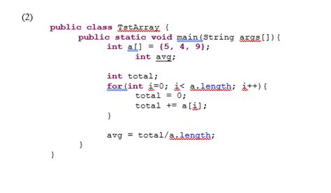 Solved Java Identify Grammarlogic Errors In The Following