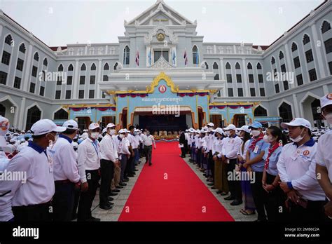 Cambodian Peoples Party Cpp Members Gather For A Celebration To Mark
