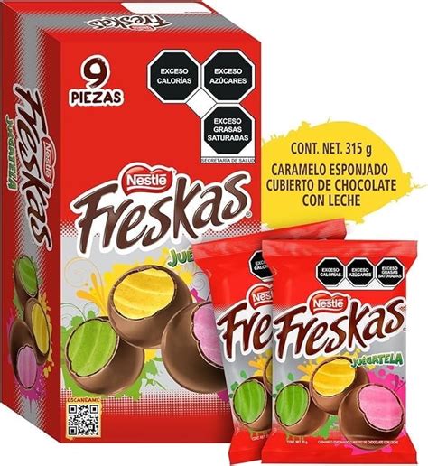 Nestle Freskas 9 Pack Of 1 24 Oz Strawberry Flavored Sponge Toffee Balls Coated In Chocolate