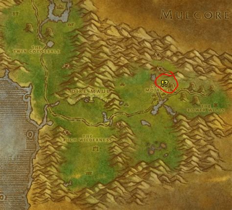 Horde Shortcut To Dire Maul If Alliance Are Camping The Bridges And