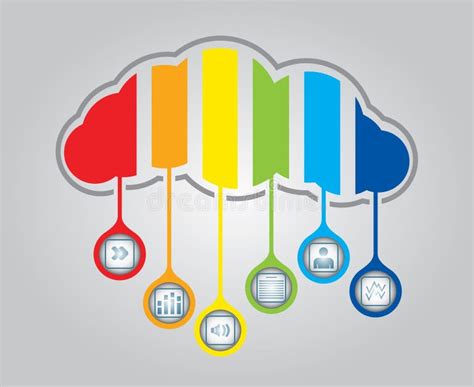 Cloud Computing Architecture Diagram Stock Illustrations 272 Cloud