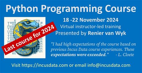 Jacqui Coosner On Linkedin Incusdata Codingmatters Programmertraining Python