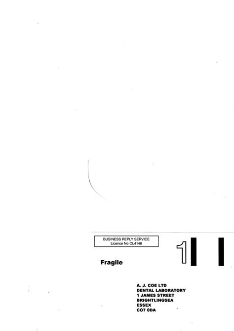 Post Label Anthony J Coe Ltd Quality Dental Technicians In Colchester