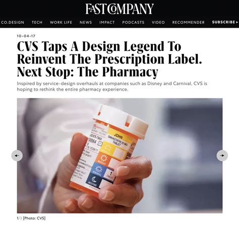 Deborah Adler Design Prescription Packaging Systems Cvs Health And