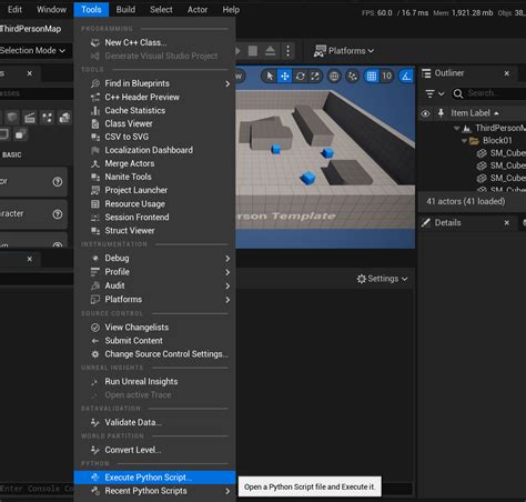 在ue5编辑器环境中使用pythonue5 Python Csdn博客