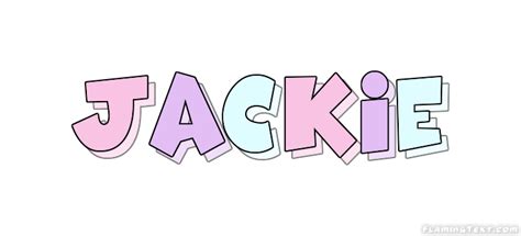 Jackie Logo Free Name Design Tool From Flaming Text