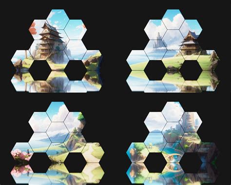 Hexagonal Led Panel Free Vr Ar Low Poly 3d Model Cgtrader