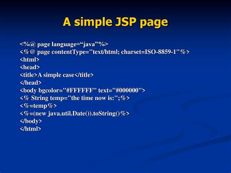 Introduction To Jsp Liu Haibin 12 09 Ppt Download