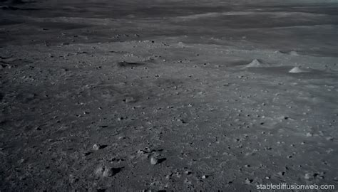 Moon Surface With Rocky Terrain Stable Diffusion Online