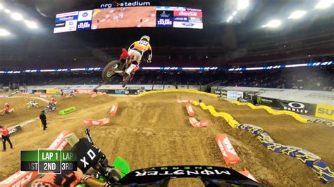 Onboard Adam Cianciarulo 2021 Houston 2 Supercross Gd2 Motocross