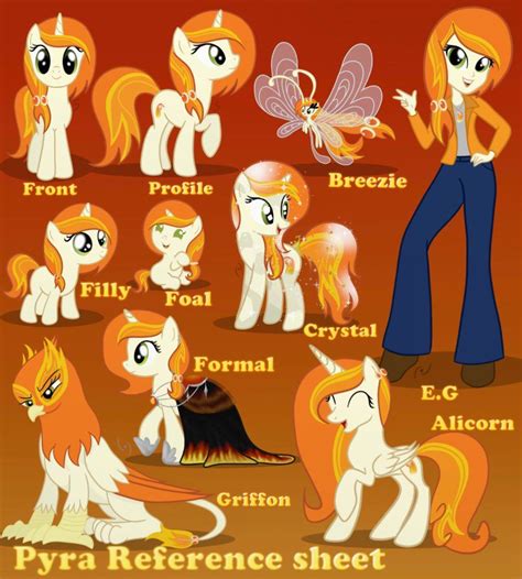 Pyra Blaze Reference Sheet By Thasbrony On Deviantart Mlp Ocs