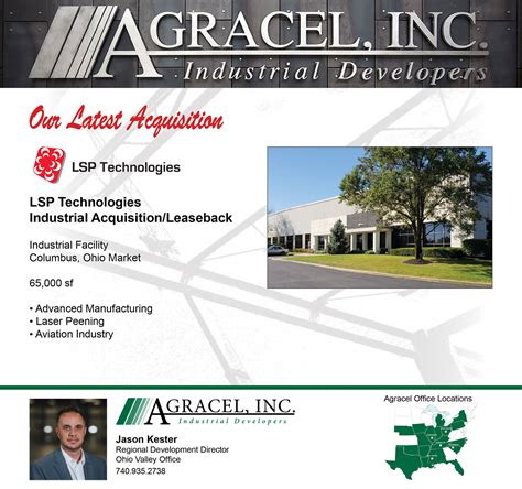 Press Release Lsp Technologies Agracel Inc