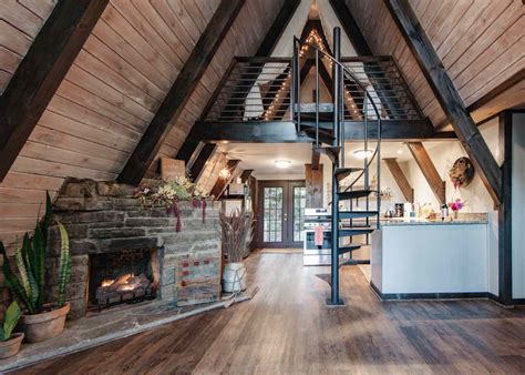 Small Modern Cabin Interiors Rustic