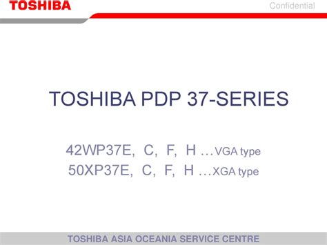 Toshiba Pdp 37 Series Manual Pdf Download Manualslib