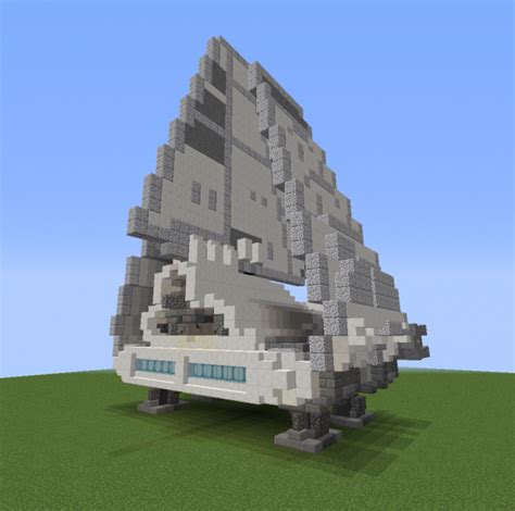 Empire Lambda Class Shuttle Blueprints For Minecraft Houses Castles Towers And More Grabcraft