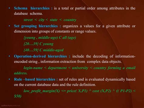 Data Mining Primitives Pptx Databases Computer Software And