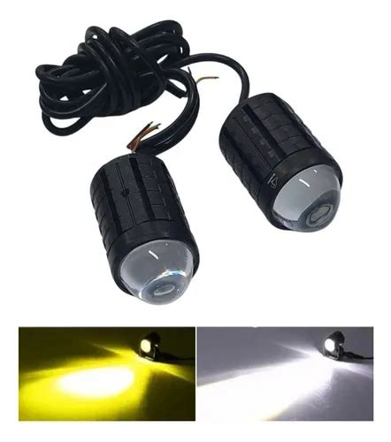 Par Projetor Led Farol Super Brilhante Frete Grátis