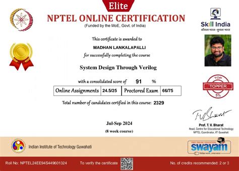 Nptel Systemdesign Verilog Digitaldesign Vlsi Eliteplus
