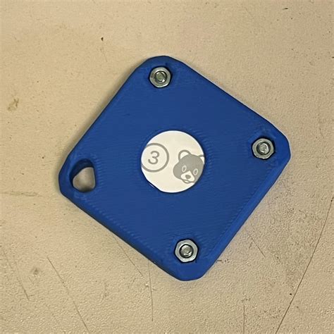 Rugged Airtag Key Ring Case With Nuts By Wherzog Download Free Stl Model